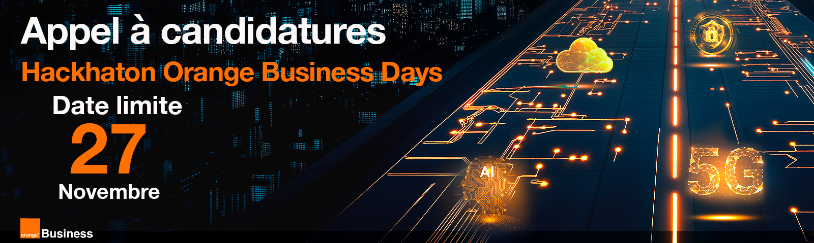 Inscription Hackaton IA DDE | Orange Startup Studio